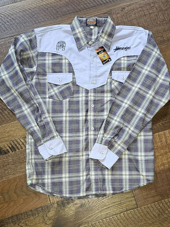 Mens wrangler shirt button - Gem