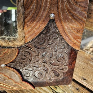 Cowboy Boot Mirror - Etsy