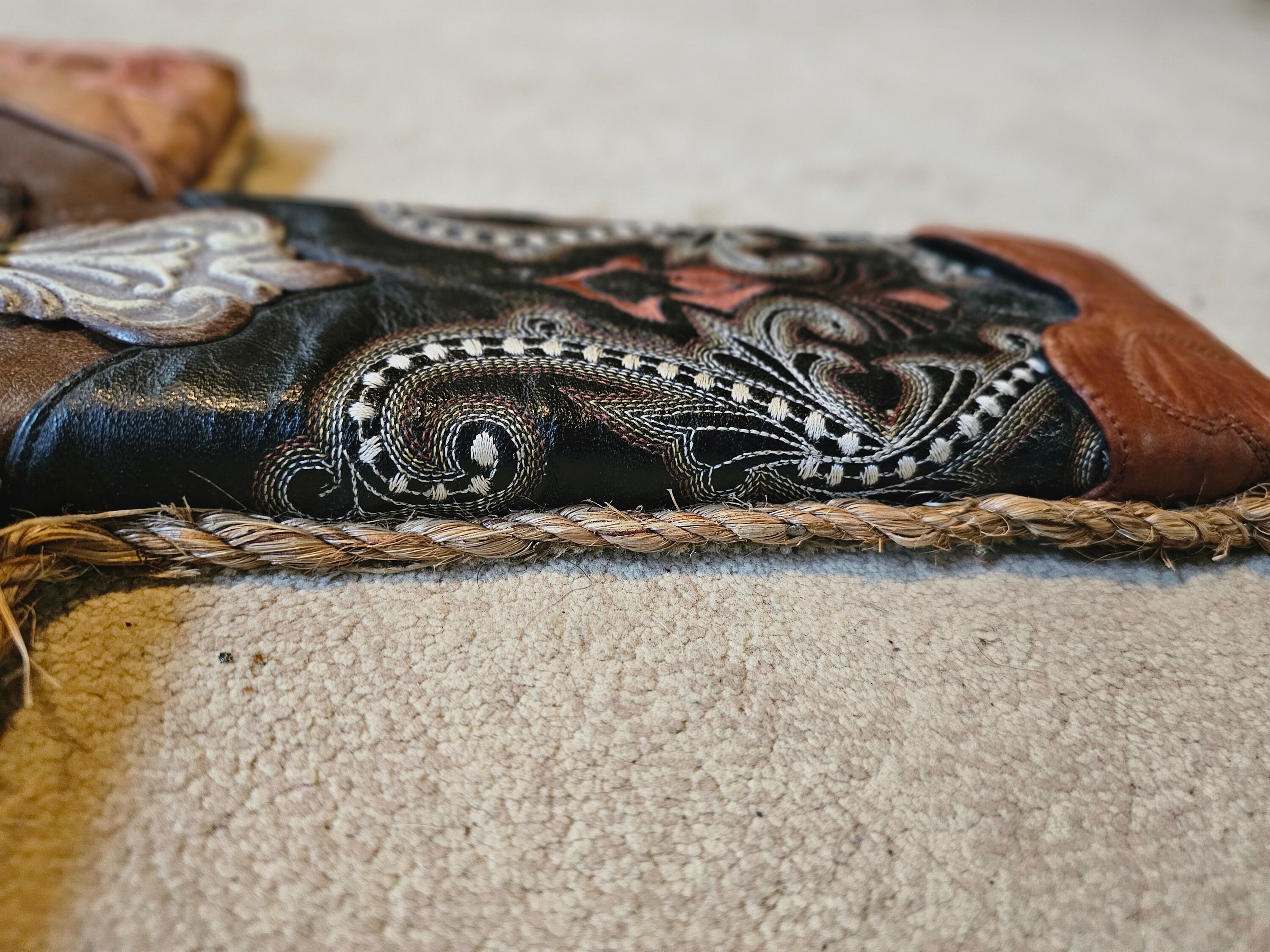 Western Cross Made With Worn Cowboy Boots - Etsy