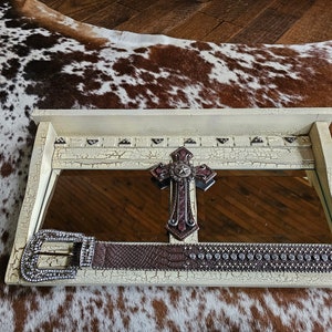 Western Mirrored Shelf - Etsy