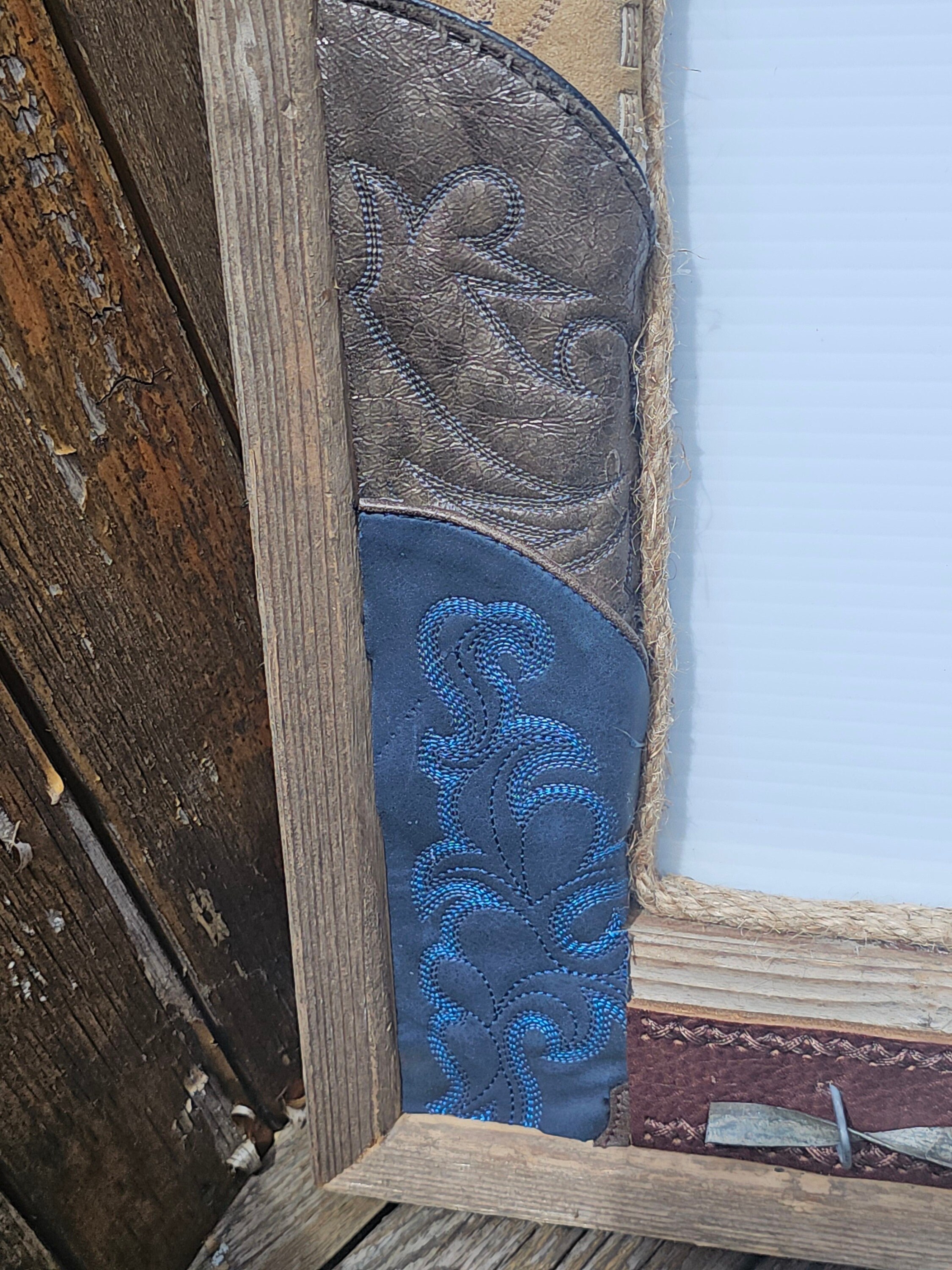 Barnwood Boot Picture Frame - Etsy