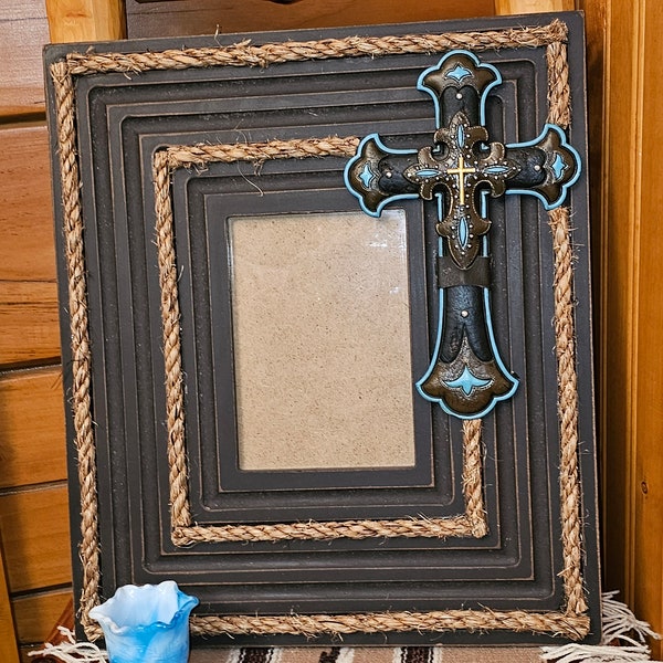 Cowboy Boot Picture Frame - Etsy