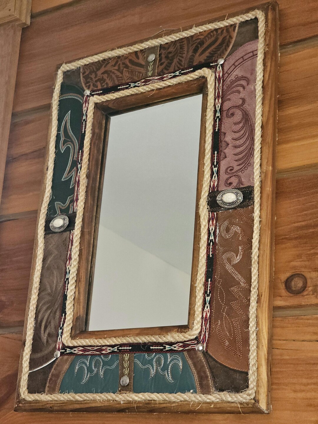 Cowboy Boots Mirror - Etsy