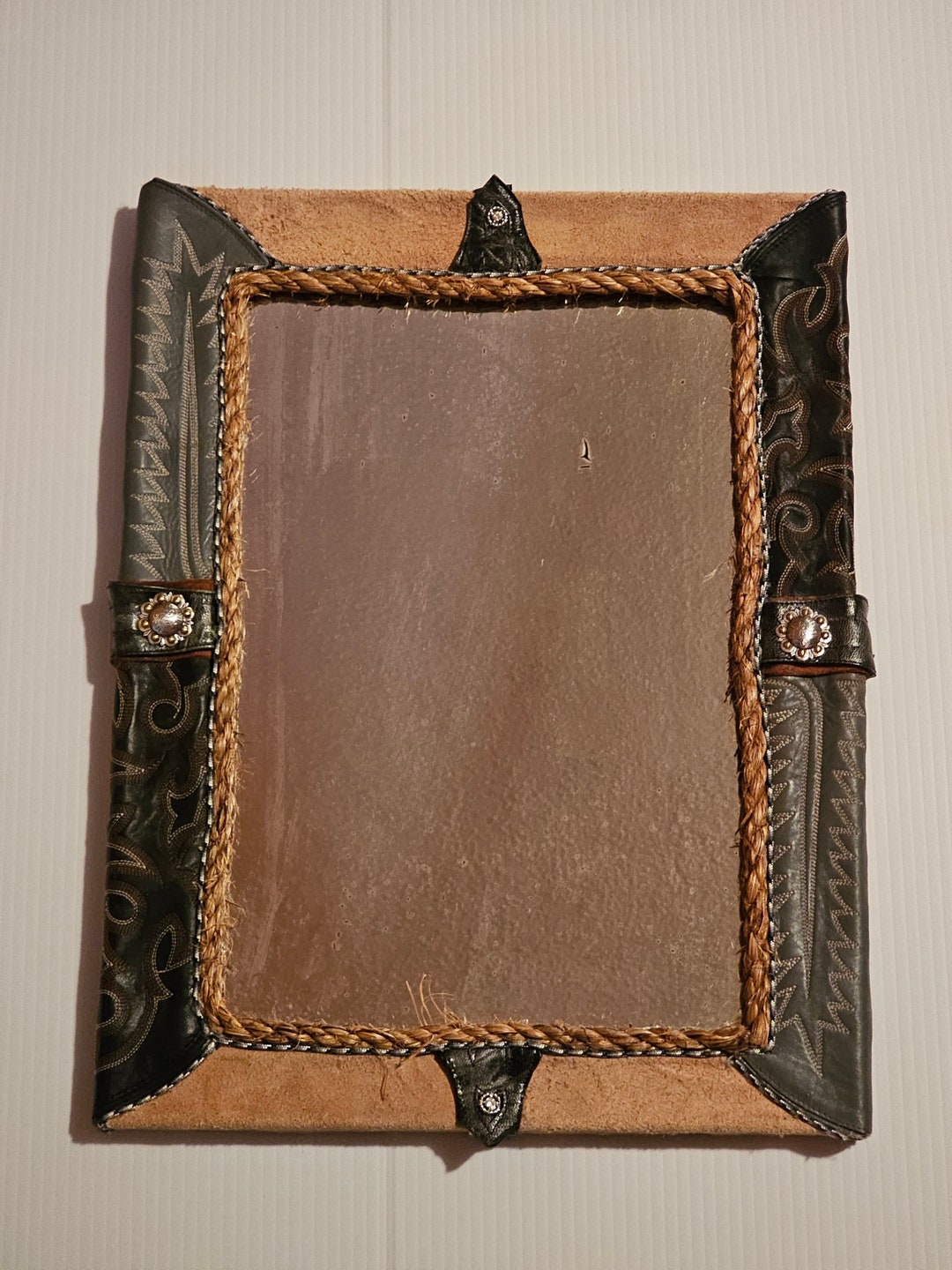 Classy Western Mirror Made From Cow Boy Boots - Etsy