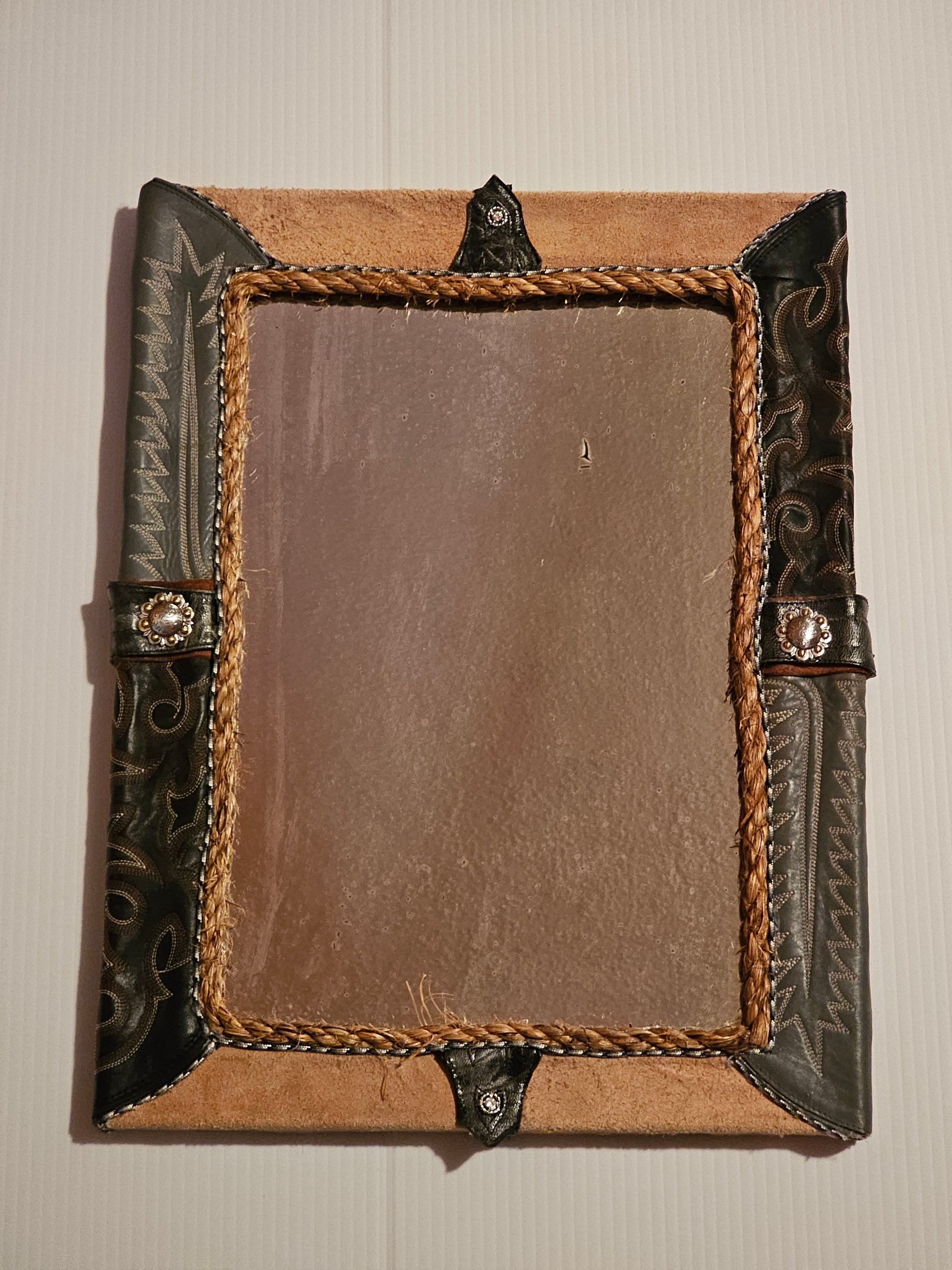 Classy Western Mirror Made From Cow Boy Boots - Etsy