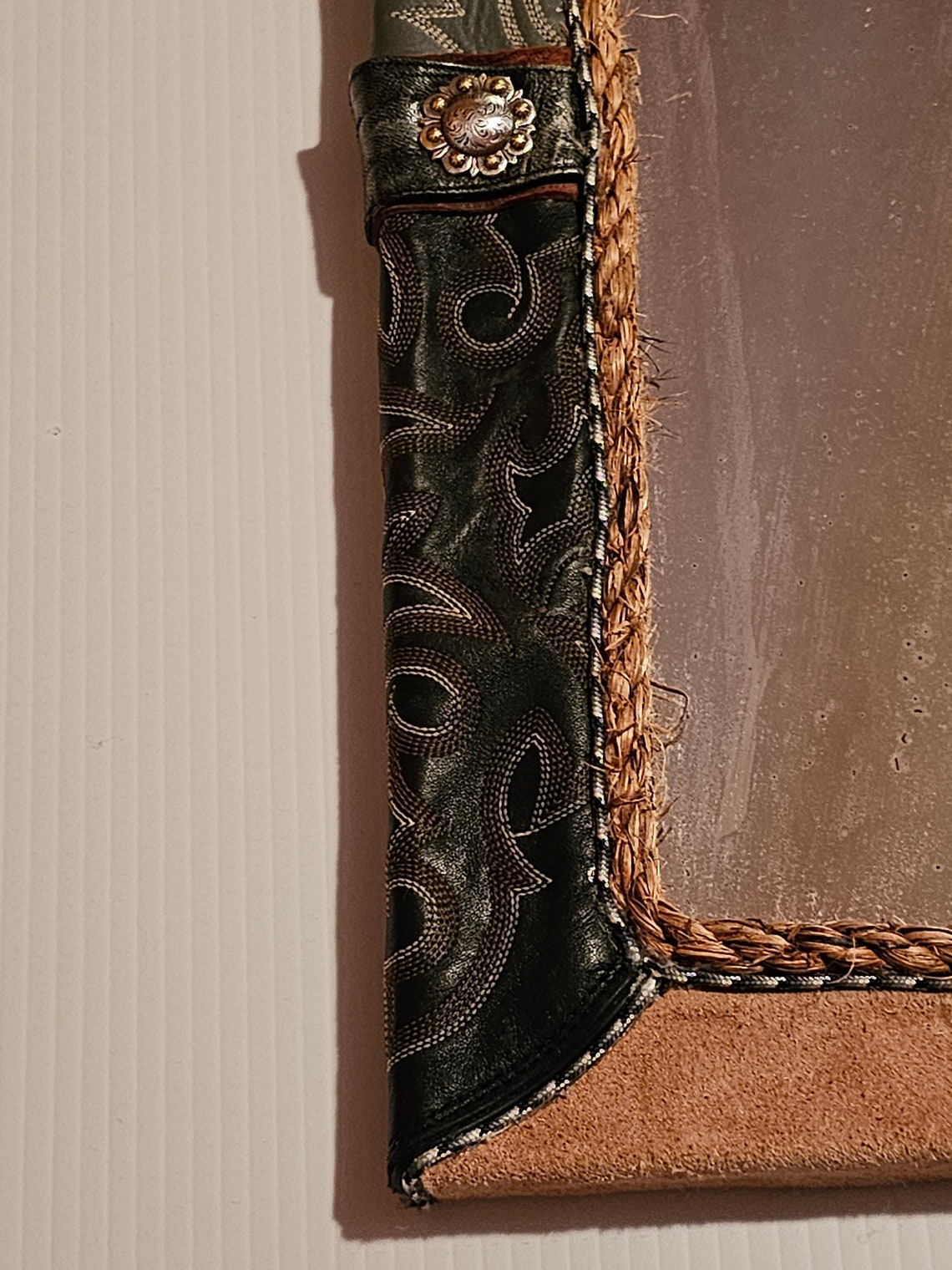 Classy Western Mirror Made From Cow Boy Boots - Etsy