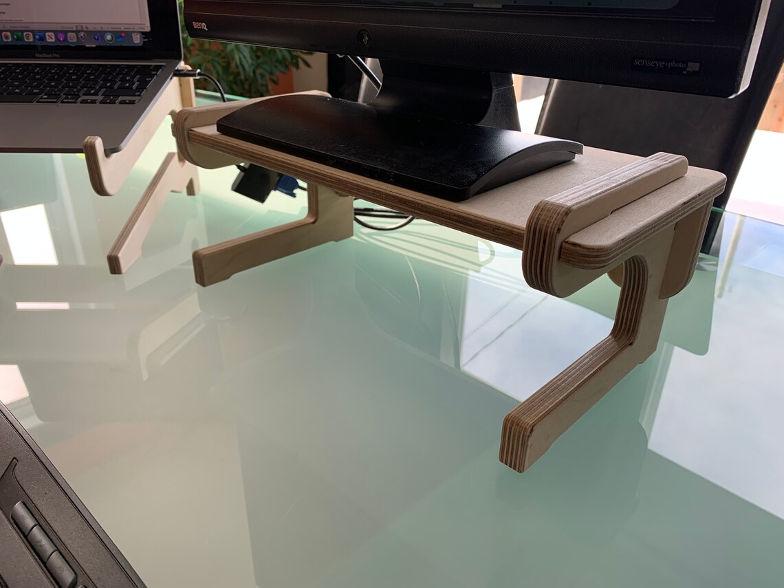 COMBO Stand for Monitor and Laptop Stand Screen Booster and - Etsy UK