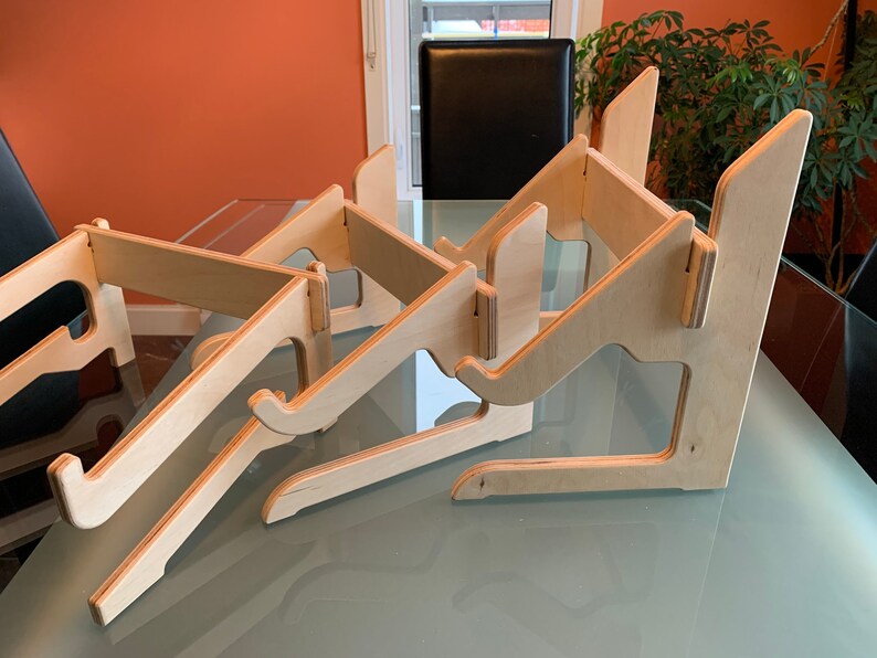 HIGH Wooden Laptop Stand for Desk, Removable Stand, Stand With Storage ...