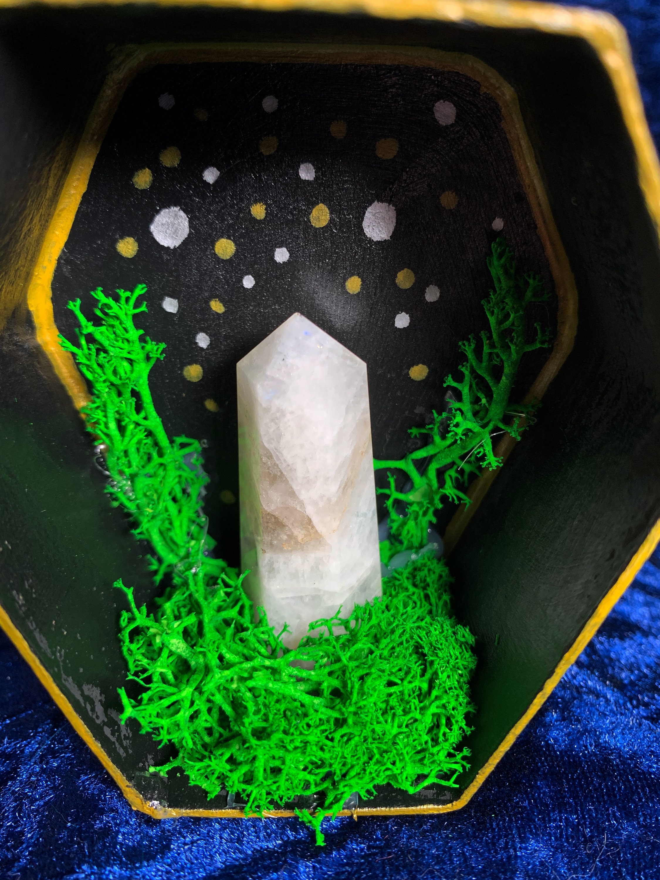 Coffin Crystal Display Crystal Display Crystal Home Decor Display ...