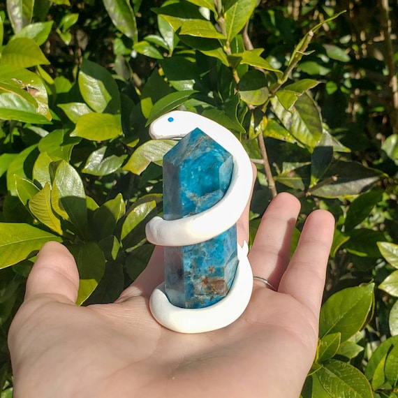 Crystal Clay Snake | Etsy