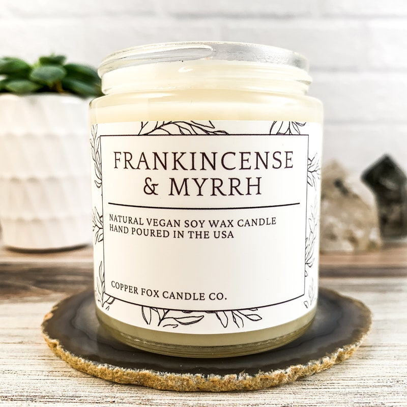 Frankincense and Myrrh Candle - Etsy