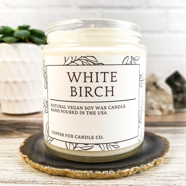 Birch Candles - Etsy