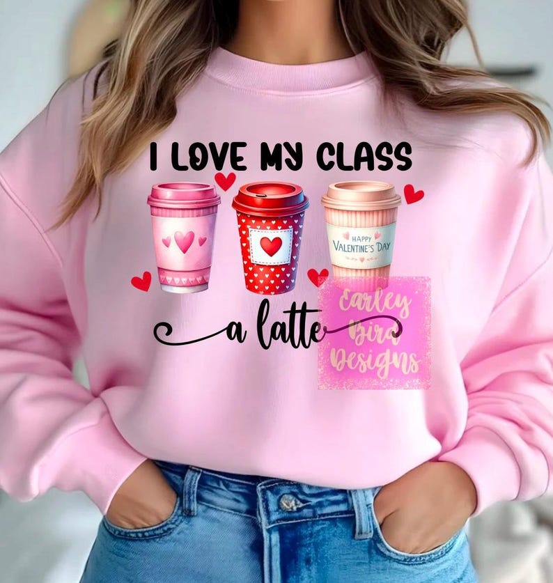 I Love My Class a Latte PNG Instant Download - Etsy