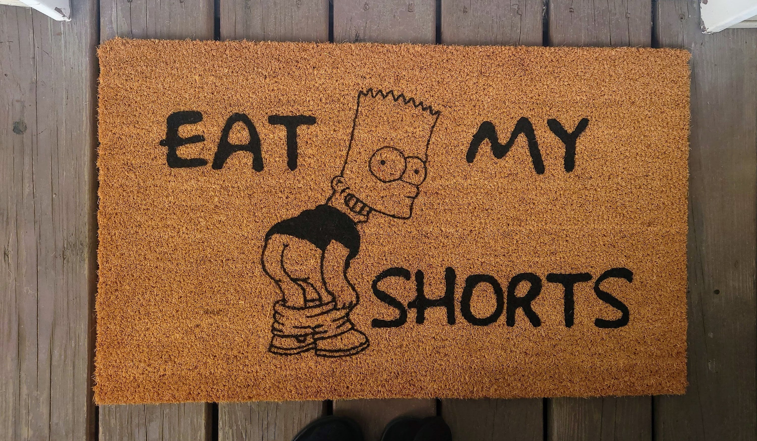 Bart Simpson Doormat, the Simpsons, Funny Meme, Welcome Mat, House ...