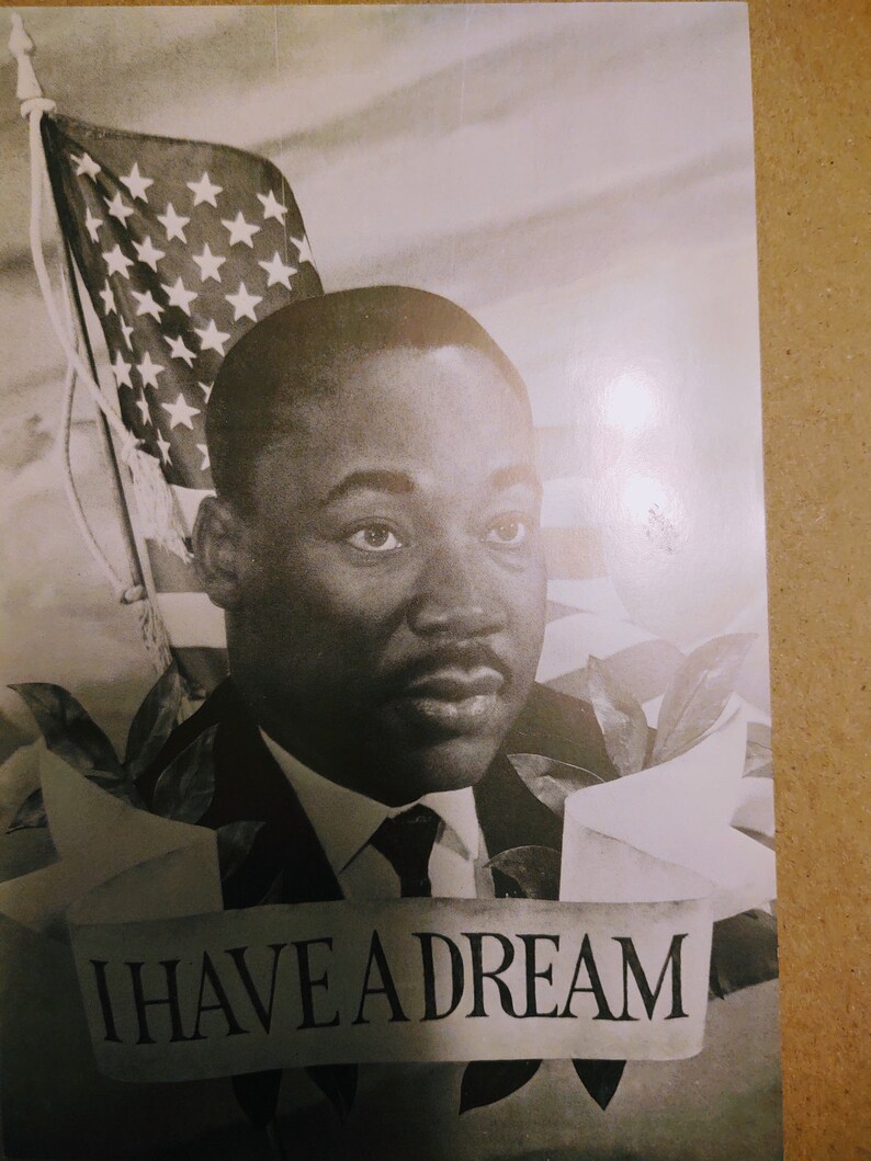 Postcard of Martin Luther King - Etsy Canada