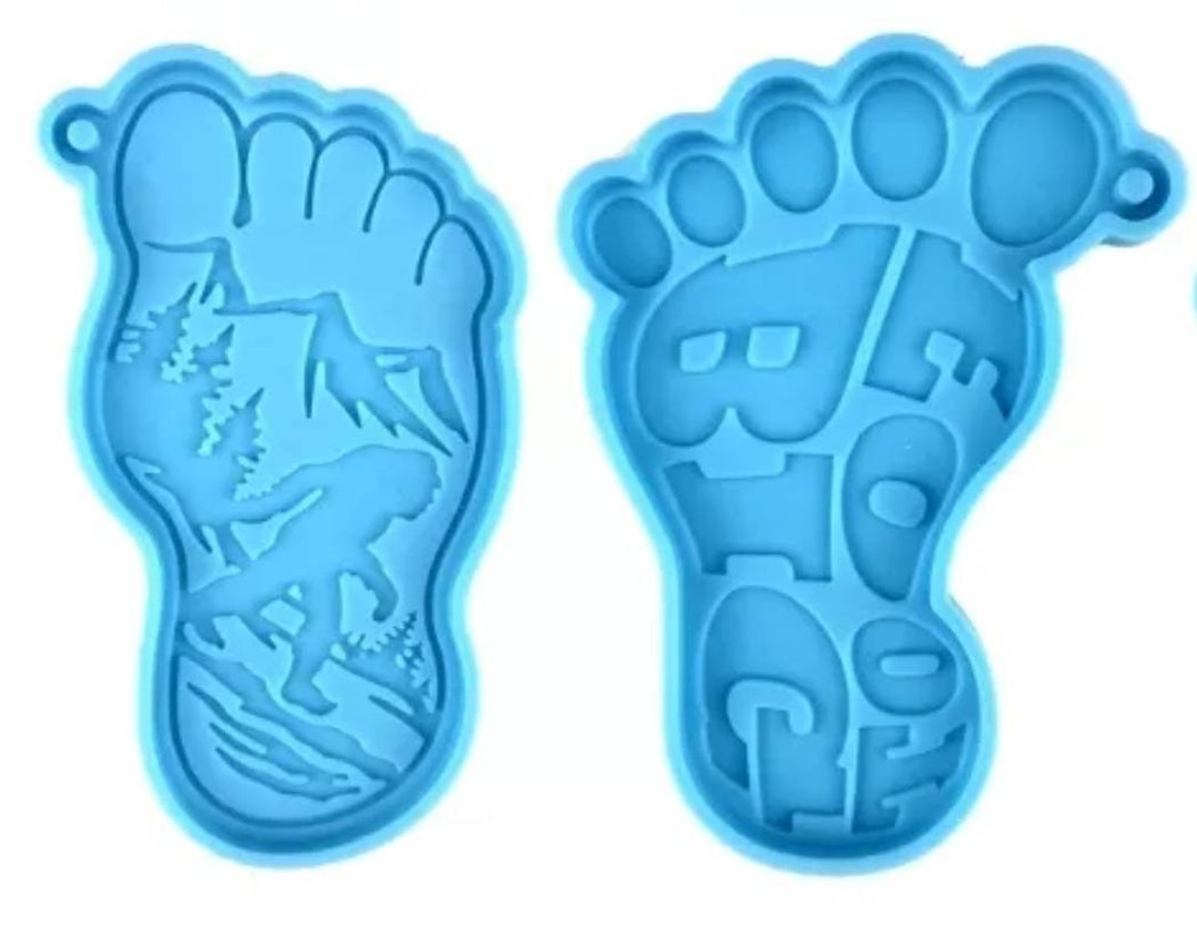 BIG FOOT Molds-cute Shiny Silicon Mold/ Resin Crafts / Resin - Etsy
