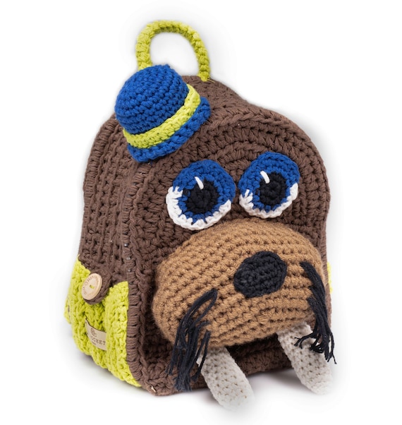 CROCHET PATTERN Waldo the Walrus Backpack | Etsy