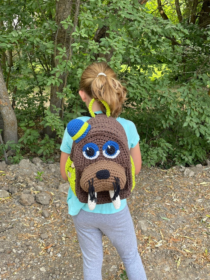 CROCHET PATTERN Waldo the Walrus Backpack - Etsy