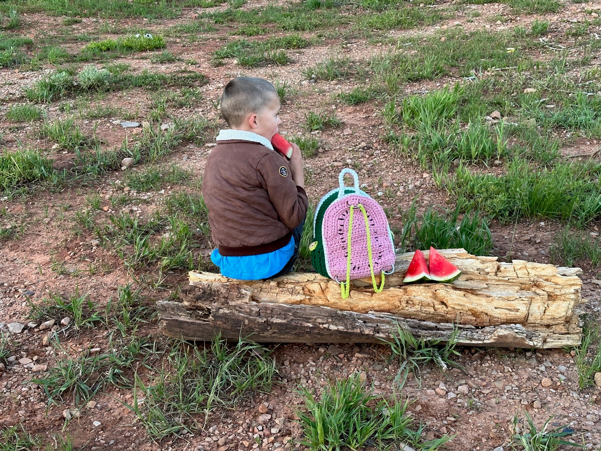 CROCHET PATTERN the Watermelon Backpack - Etsy