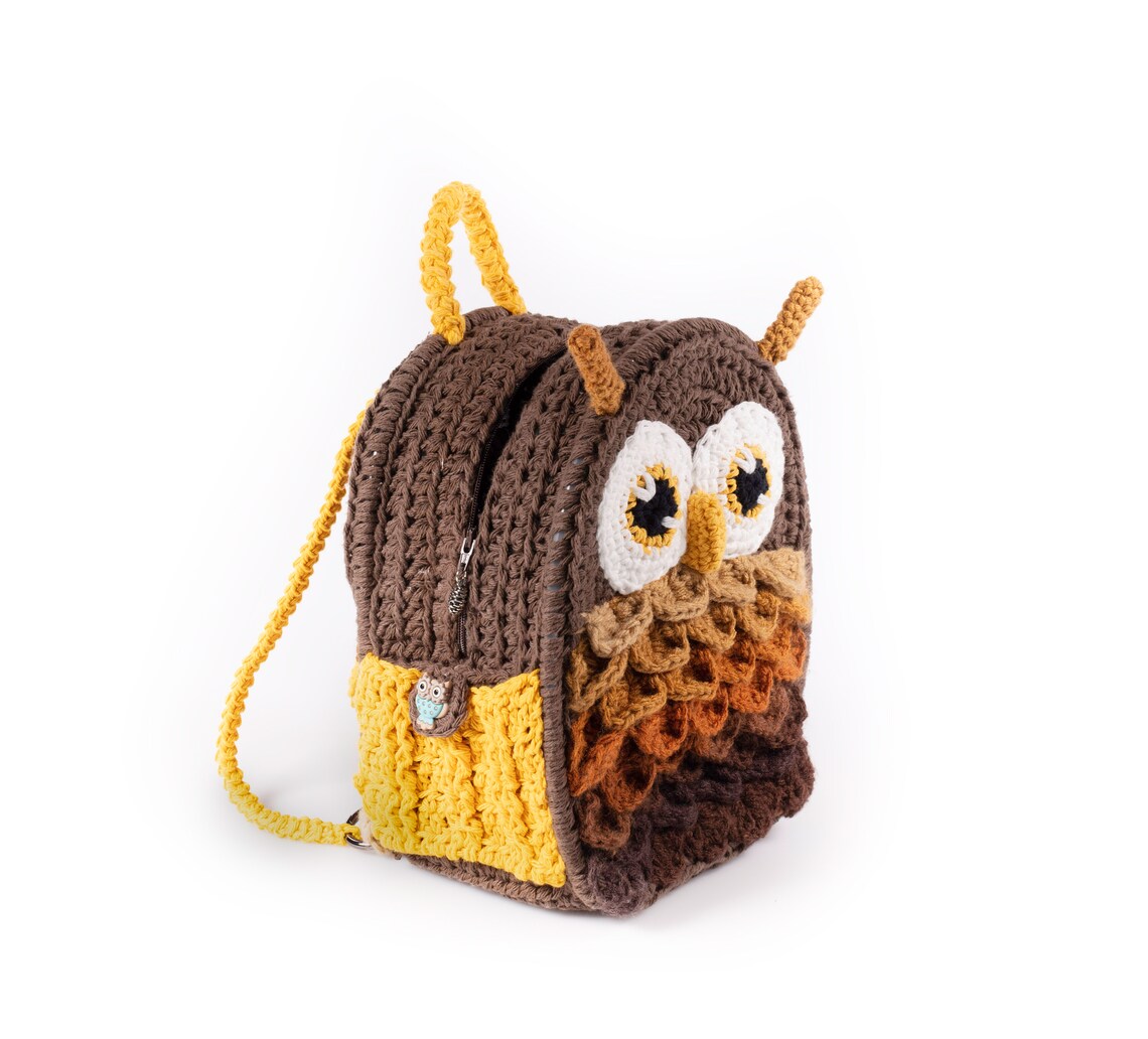 CROCHET PATTERN Oscar the Owl Backpack | Etsy
