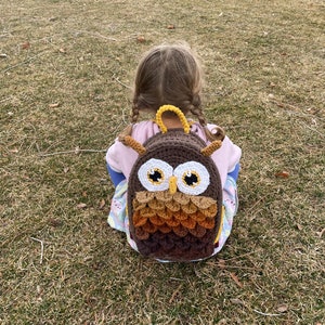 CROCHET PATTERN - Oscar the Owl Backpack - Etsy