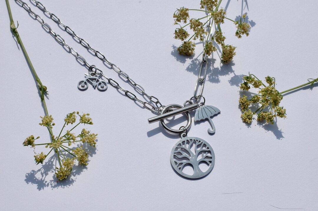 Joon-core Necklace / Paper Clip Chain Necklace in Stainless Steel ...