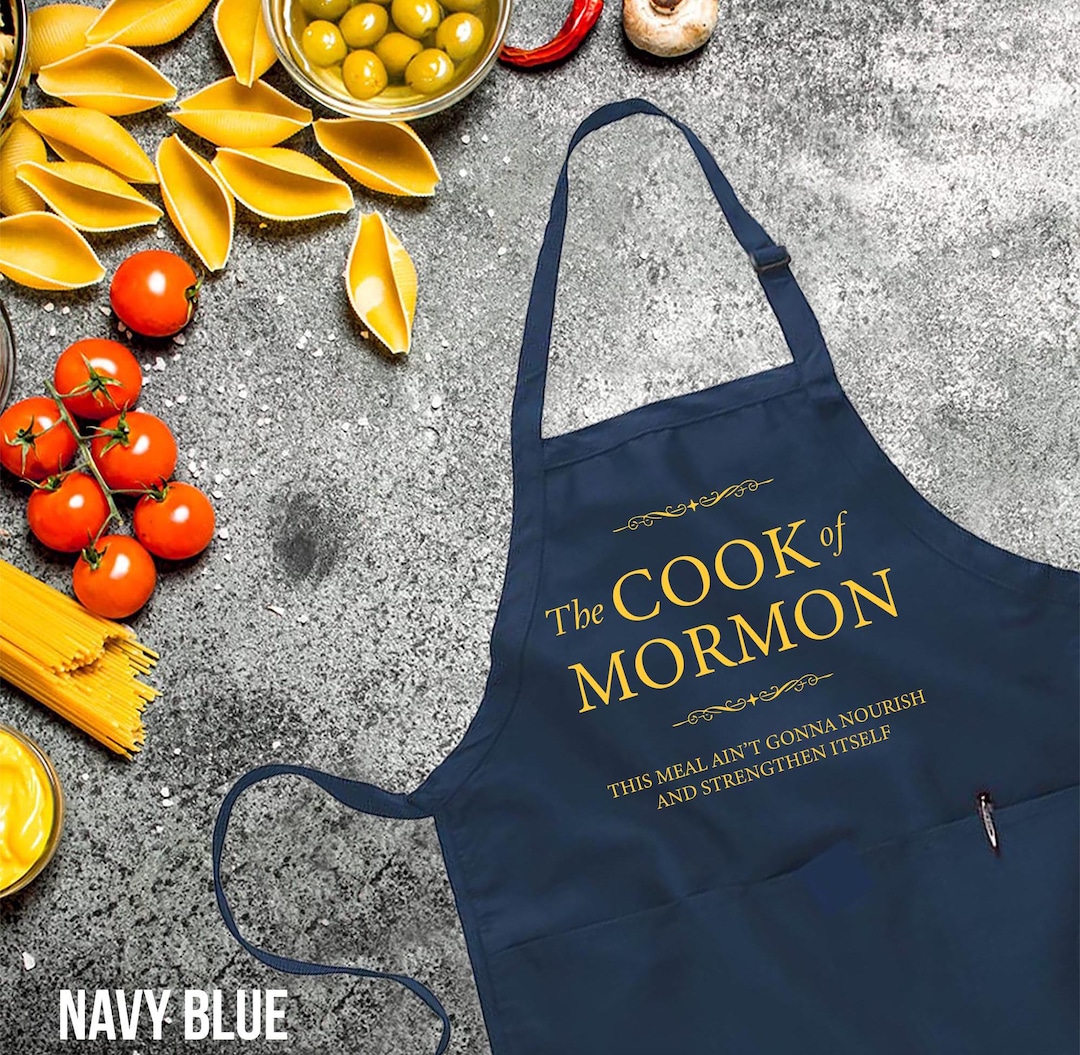 The Cook of Mormon Apron, Book of Mormon Style Apron for Women and Man ...