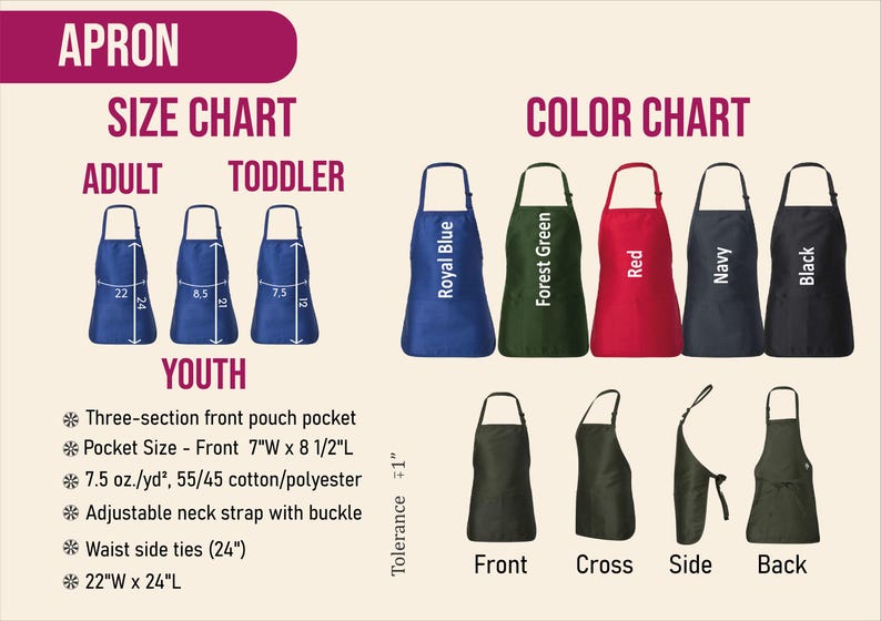 Personalized Grill Master Apron, Custom Kitchen Apron - Etsy