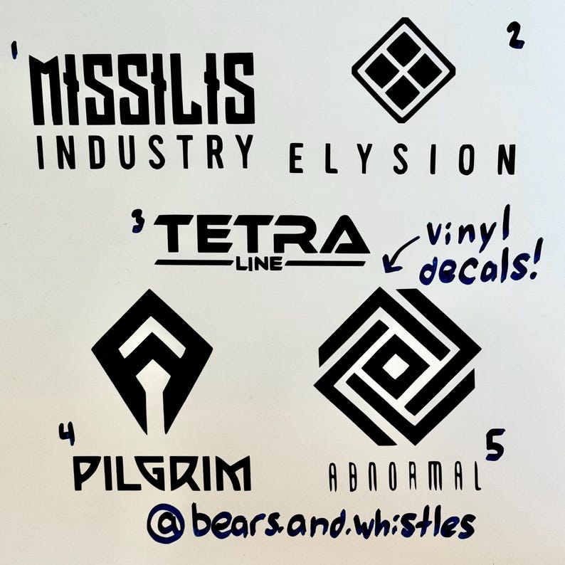 Nikke Manufacturer Logo Sticker Packs| Nikke Goddess of Vinyl Decals ...