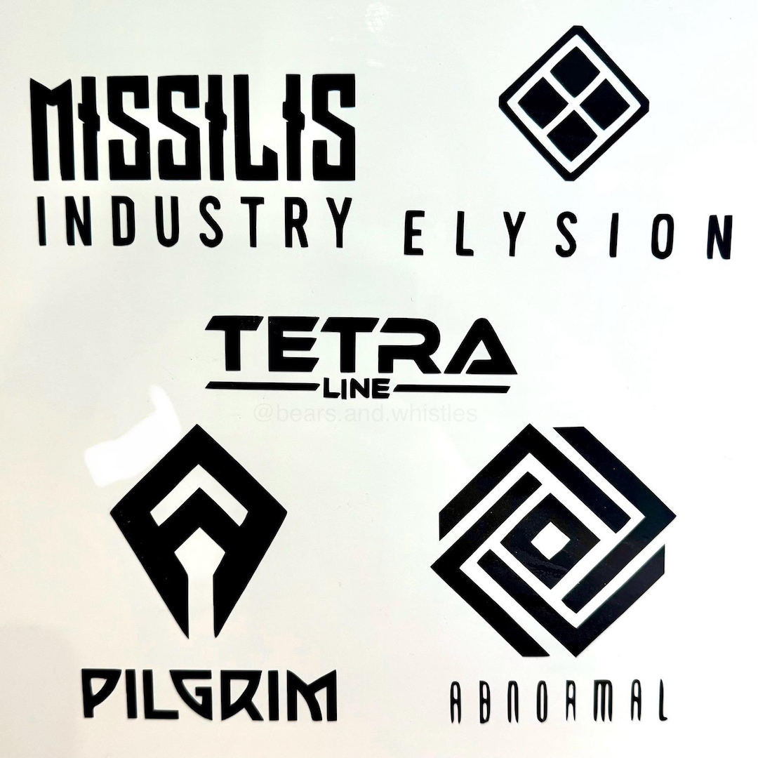 Nikke Manufacturer Logo Sticker Packs| Nikke Goddess of Vinyl Decals ...