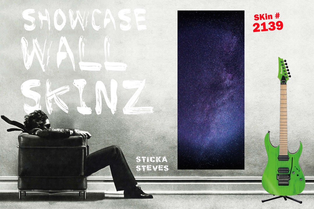 Showcase Skinz Removable Wall Skin Décor Display Panes-starry Space ...