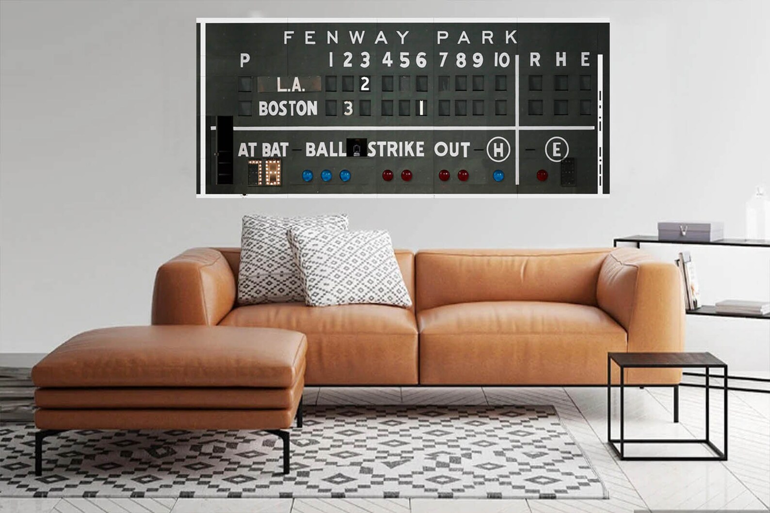 Fenway Park Scoreboard 30" X 67" Removable World Series Customized ...