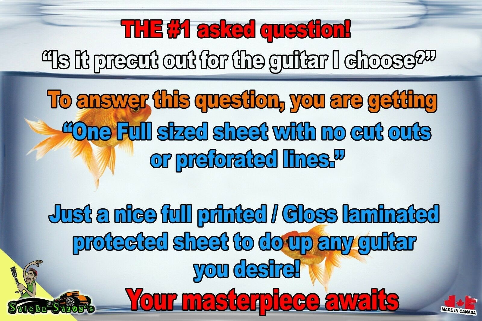 Guitar Skin Axe Wrap Re-skin Body Bass Reface Electric Music Custom ...