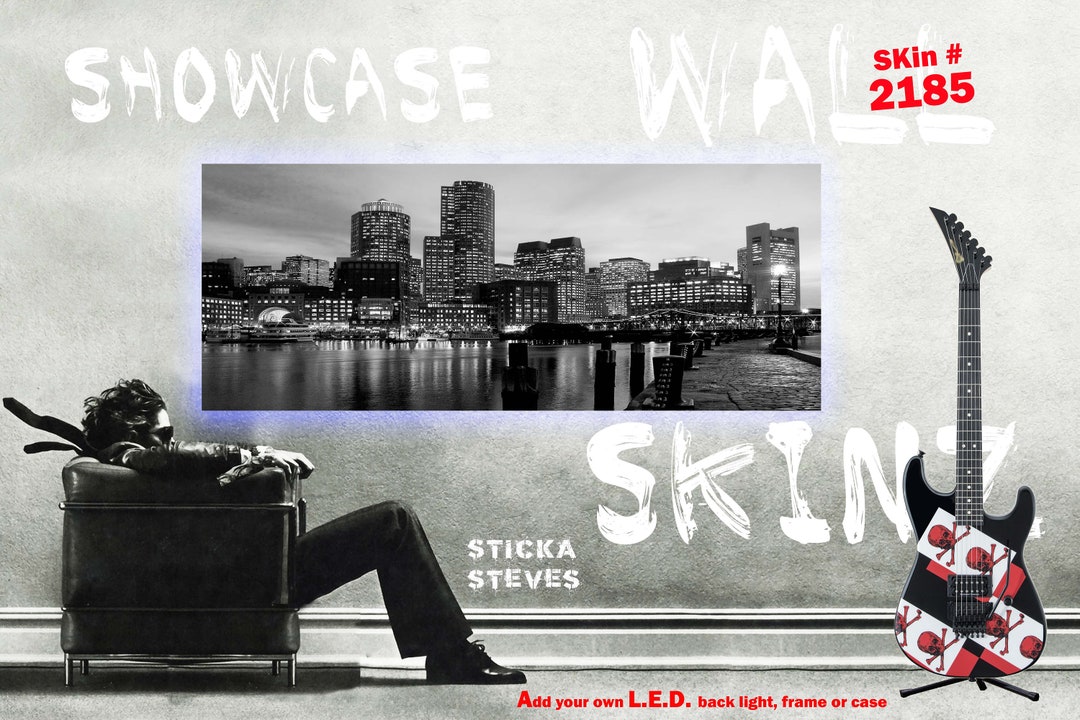 Showcase Skins Removable Wall Décor Display Panes Wall Skin Nights of ...