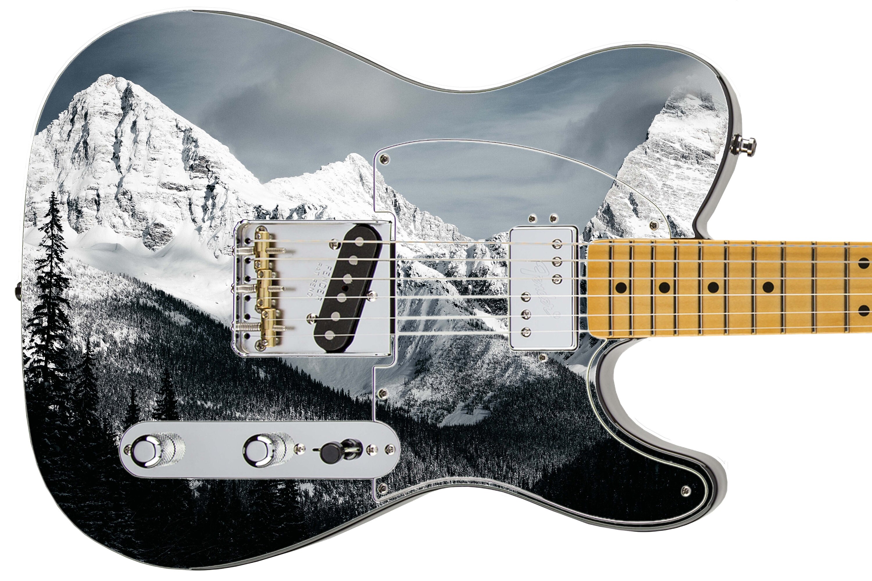 Guitar Skin Axe Wrap Re-skin Go Tell Mountain 481 | Etsy