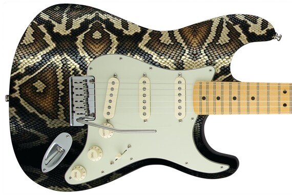Guitar Skin Axe Wrap Re-skin DIY Exotic Snake Skin 672 - Etsy