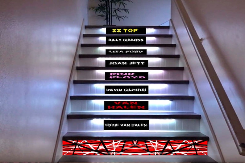 Risers; Stairway of Rockers; Guitar, Band Stair Risers Removable ...
