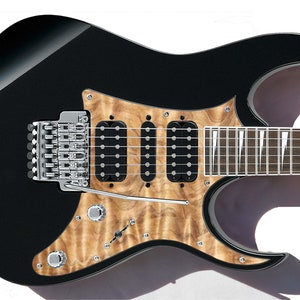 Pickguard Headstock Tremolo Skin Wrap Reskin for Guitars -quilted Maple ...