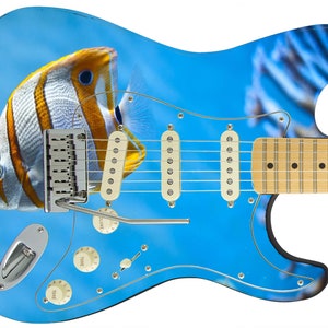 Guitar Skin Axe Wrap Re-skin DIY Angel Fish Nemos Cousin 356 - Etsy