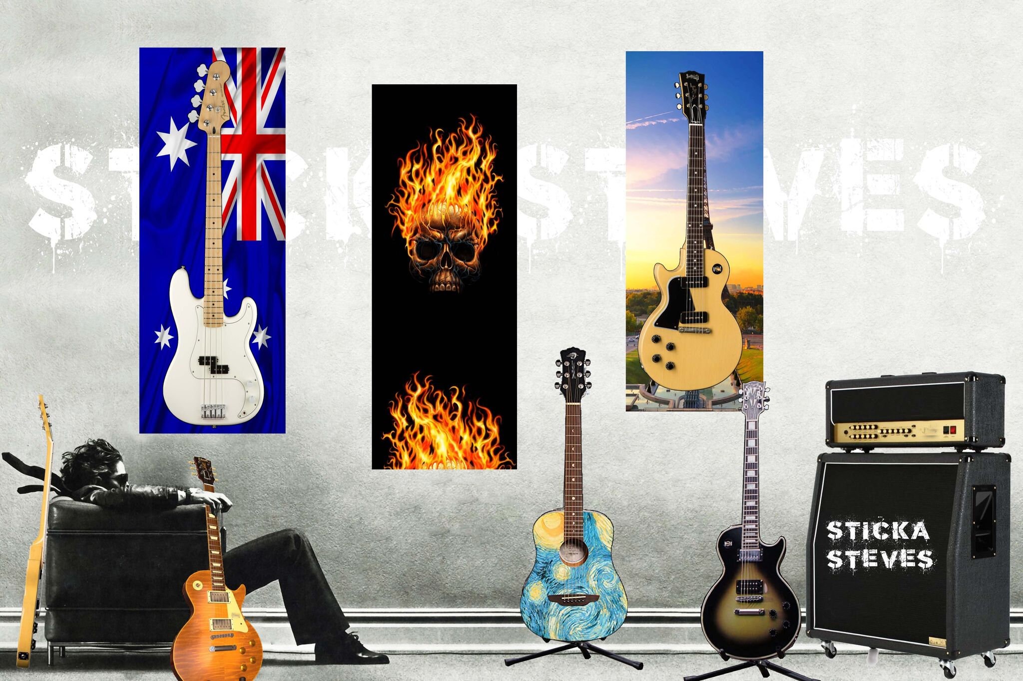 Showcase Skinz Removable Wall Skin Décor Display Panes Planet - Etsy