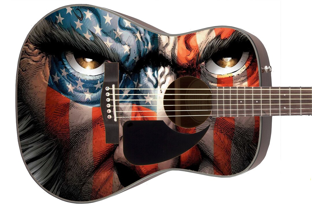 Guitar Skin Axe Wrap Re-skin Bass Body Electric Reface DIY Instrument ...