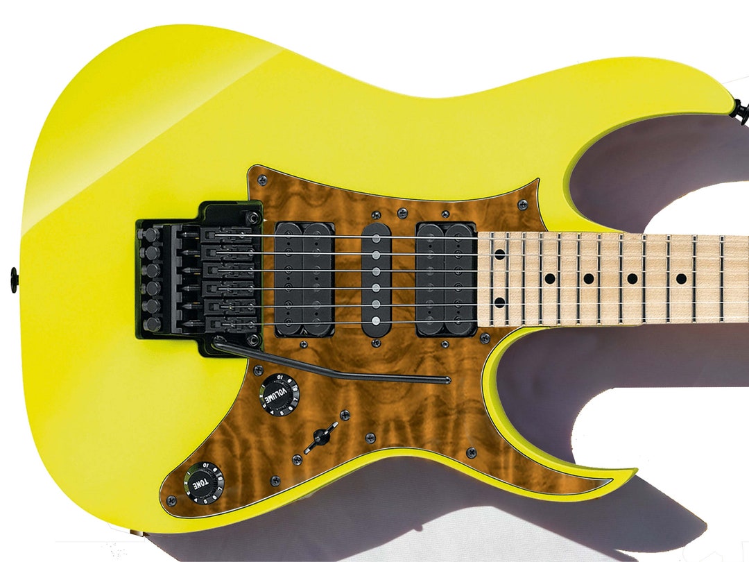 Pickguard Headstock Tremolo Skin Wrap Reskin for Guitars -quilted Maple ...
