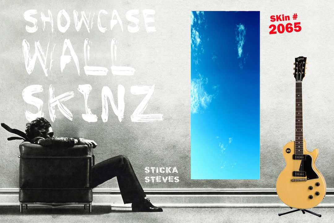 Showcase Skins Removable Wall Décor Display Panes Wall Skin Sky Scape ...
