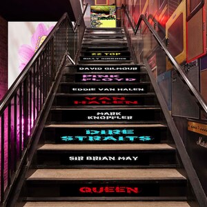 Risers; Stairway of Rockers; Guitar, Band Stair Risers Removable ...