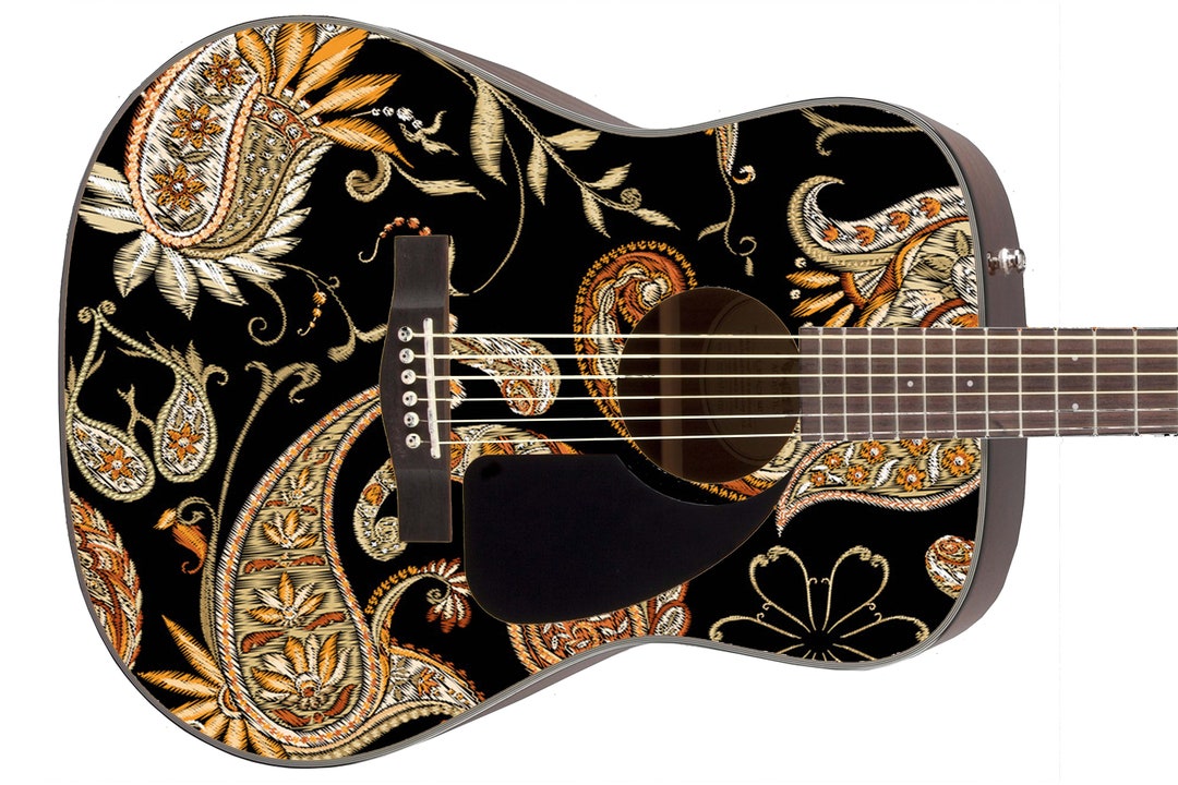 Guitar Skin Axe Wrap Re-skin Electric Body Bass Reface Custom Music ...