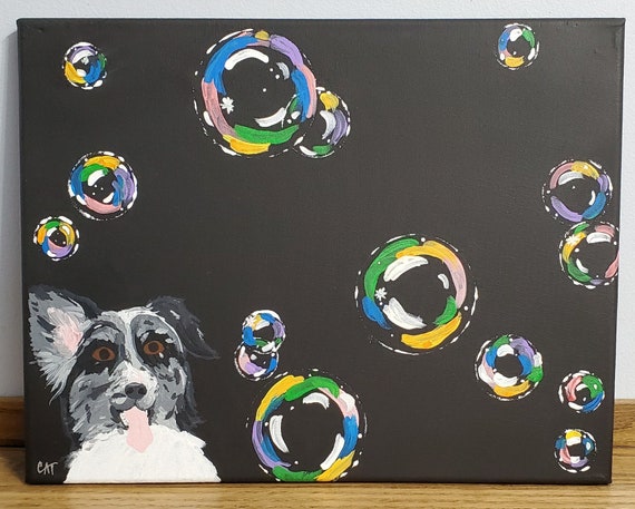 Custom Pet Portrait Acrylic Painting - Etsy