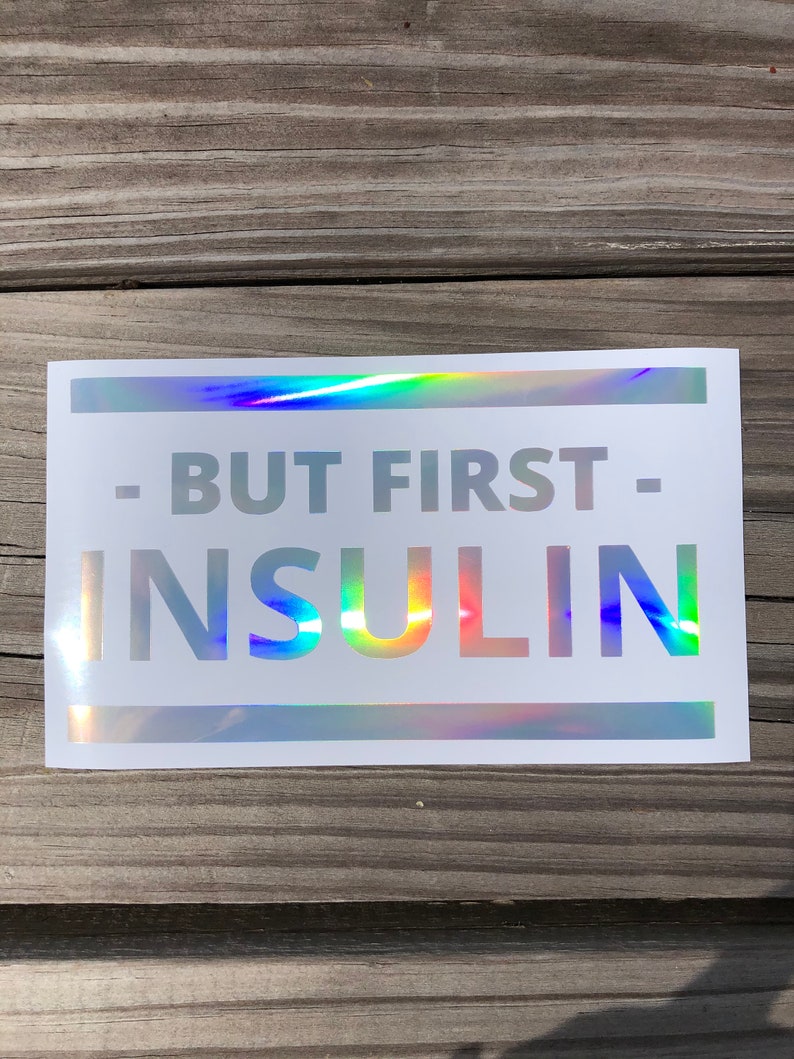 Insulin Sticker Diabetes Diabetic Insulin Type One | Etsy