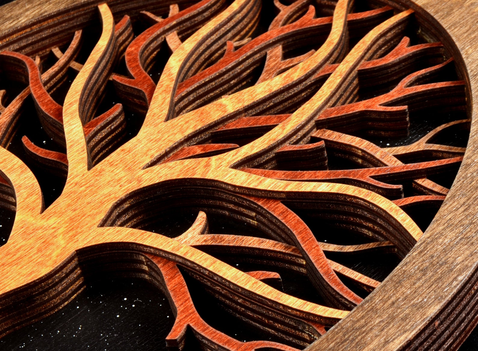 Tree of Life Plaque, Tree Plaque, Wall Plaque, Layered Plaque, Wooden ...