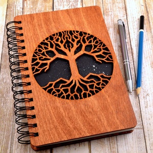 Tree of Life Journal, Tree of Life Sketchbook, Laser Cut Journal, Laser ...