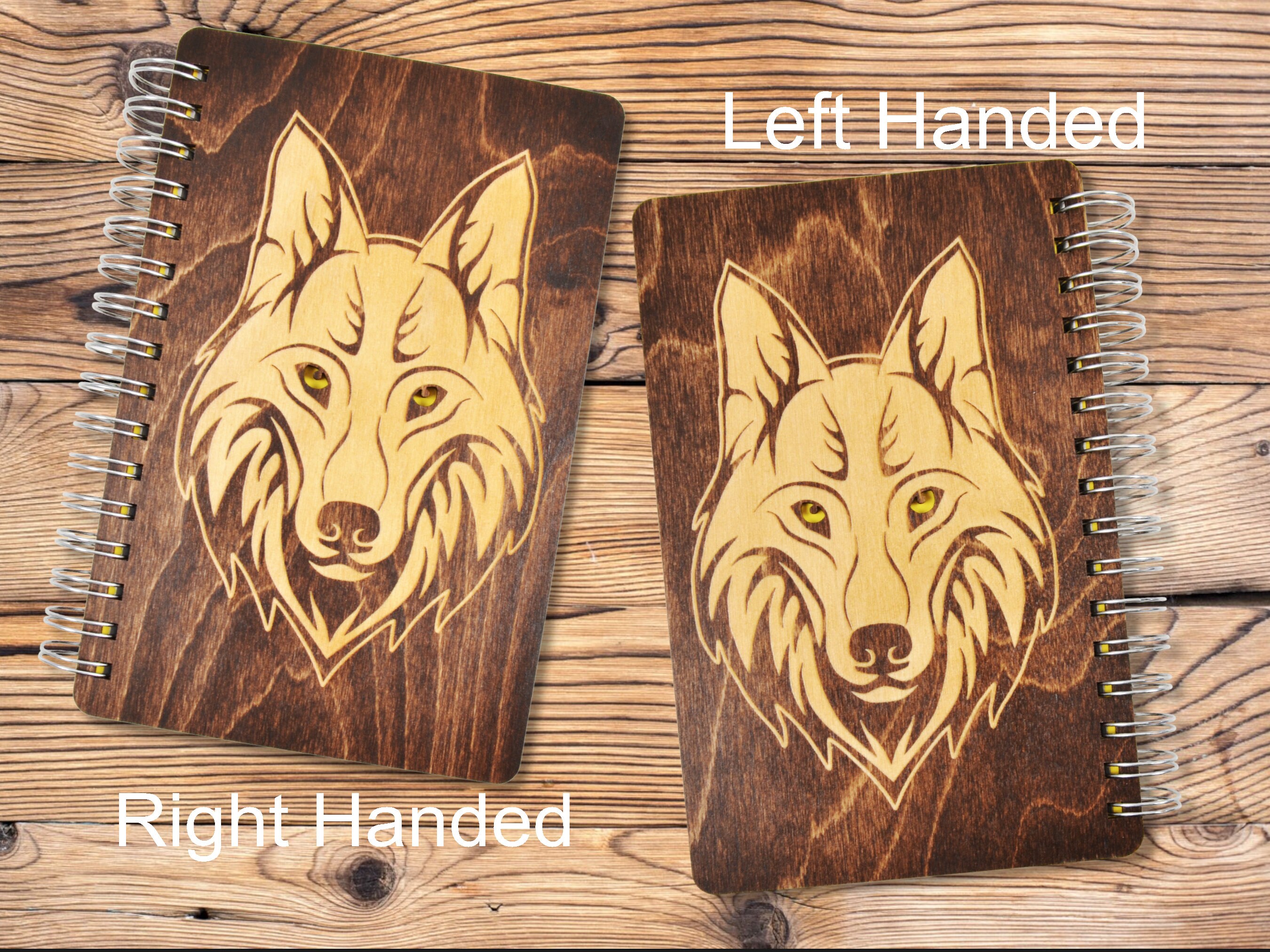 Wolf Journal, Wolf Sketchbook, Laser Cut Journal, Laser Cut Sketchbook ...